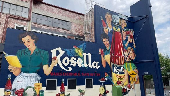 Preview: ICONIC AUSSIE BRAND ROSELLA LAUNCHES 30-FOOT HIGH MURAL IN ...